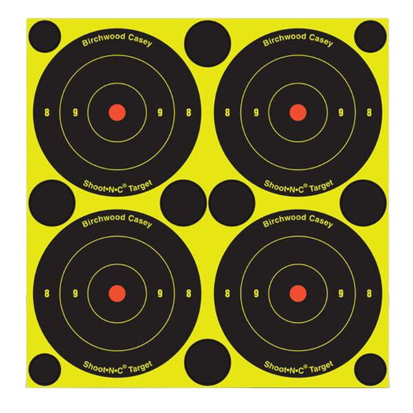 Birchwood Casey 34315 Shoot-N-C Reactive Target Black/Yellow Self ...
