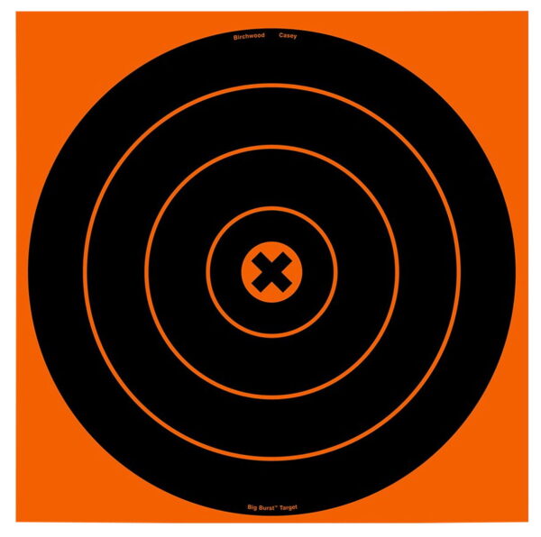 Birchwood Casey 36123 Big Burst Revealing Target Black/Orange Self ...